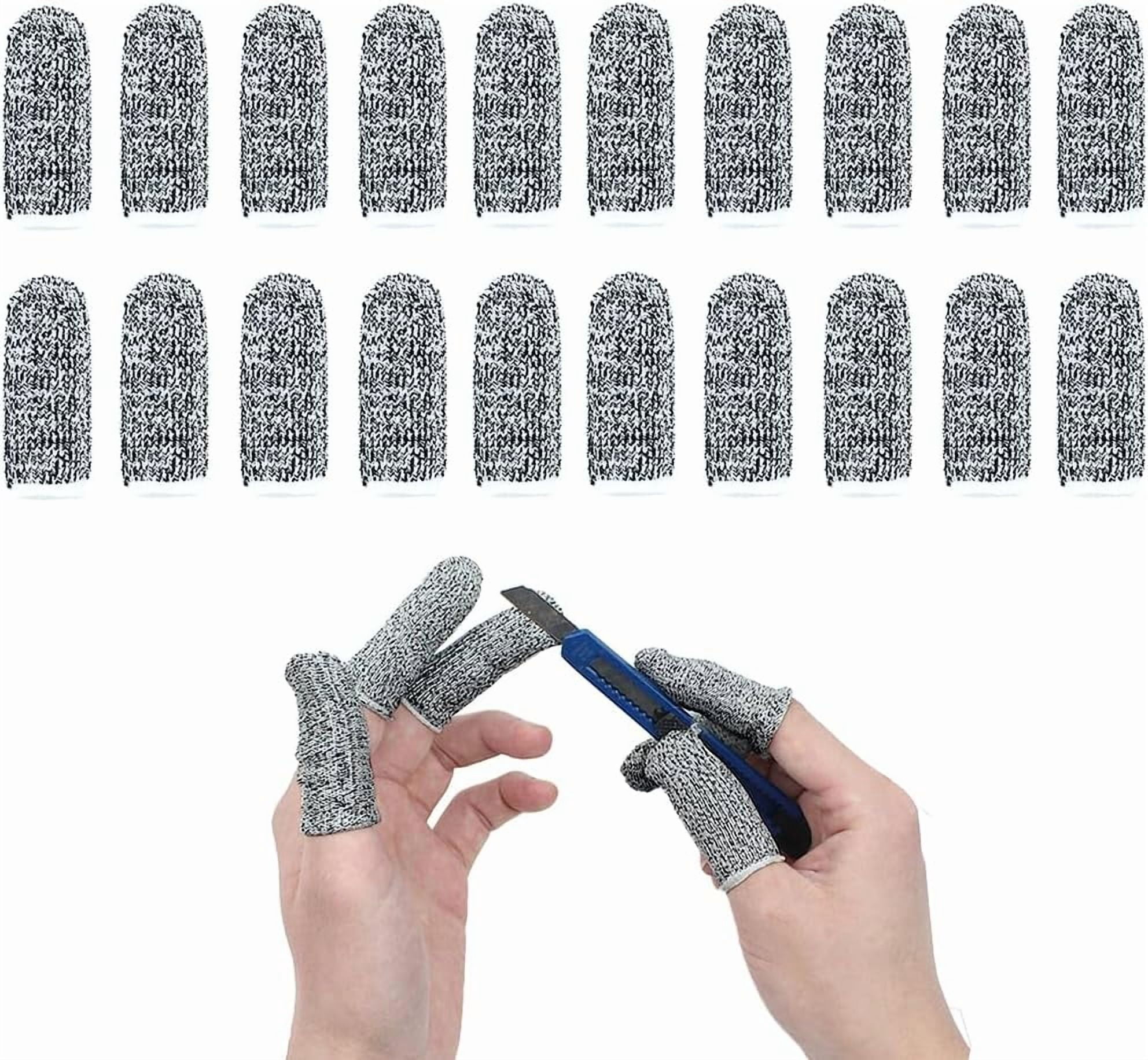 20 pcs Cut Resistant Cots Finger Protection Finger Sleeve Protectors ...
