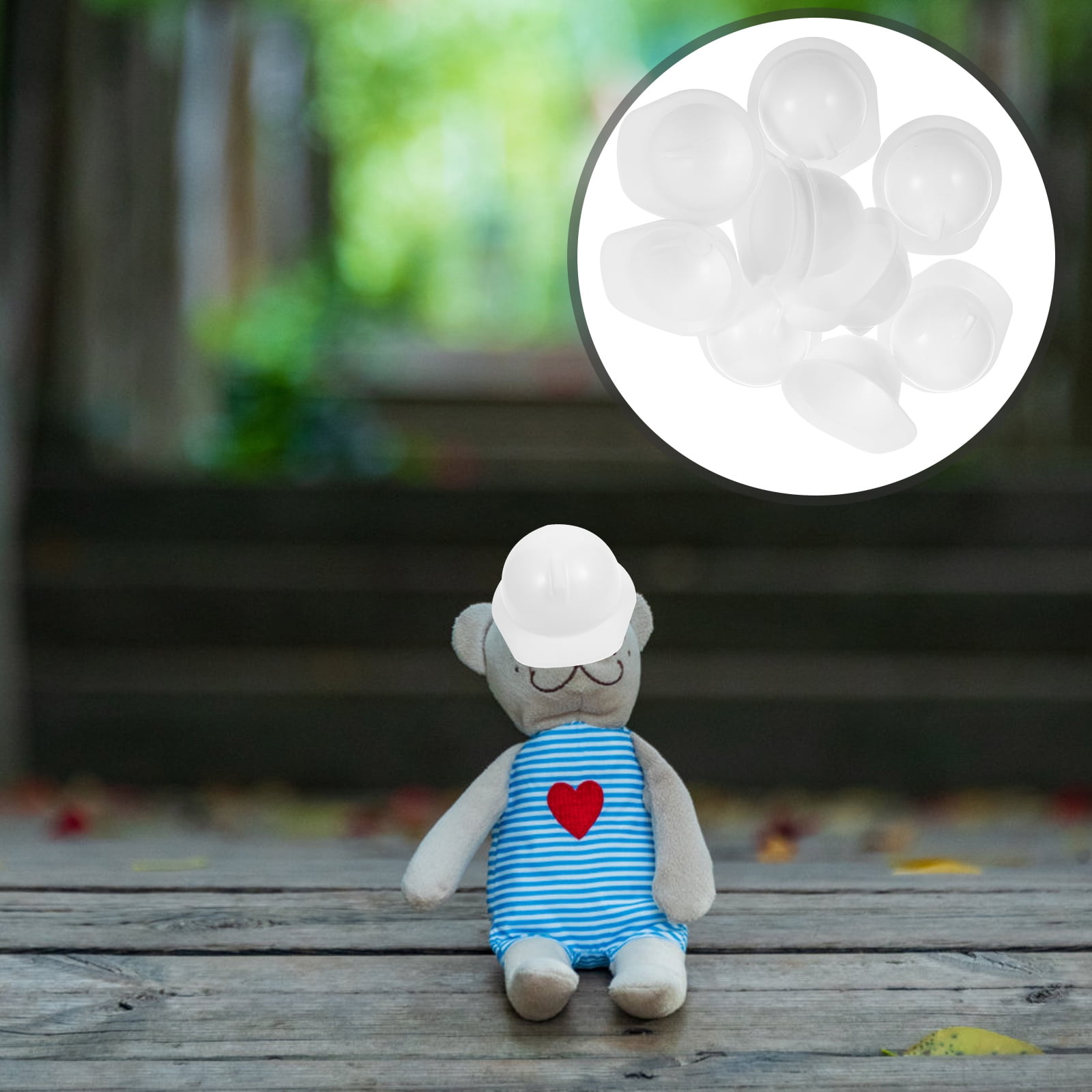 20 pcs Dolls Construction Hat Dolls Hard Hat Dolls Safety Helmets Mini ...