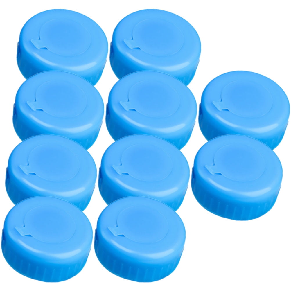 CIMAXIC 20Pcs Reusable Water Bottle Caps Blue Spill Proof Sealing for ...