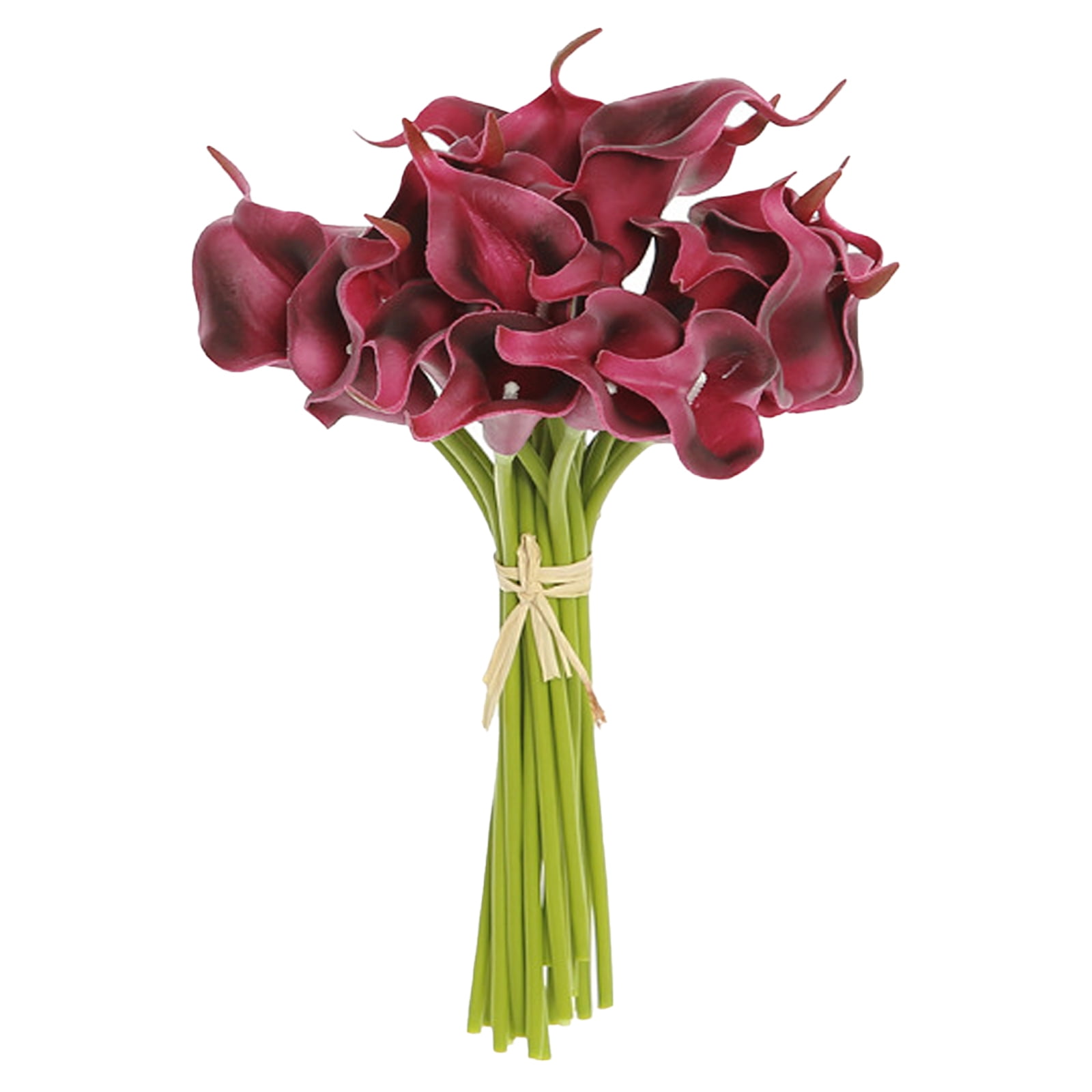 20 pcs Pu Calla Lily Artificial Flower Mini Calla Lily Flower Wedding ...