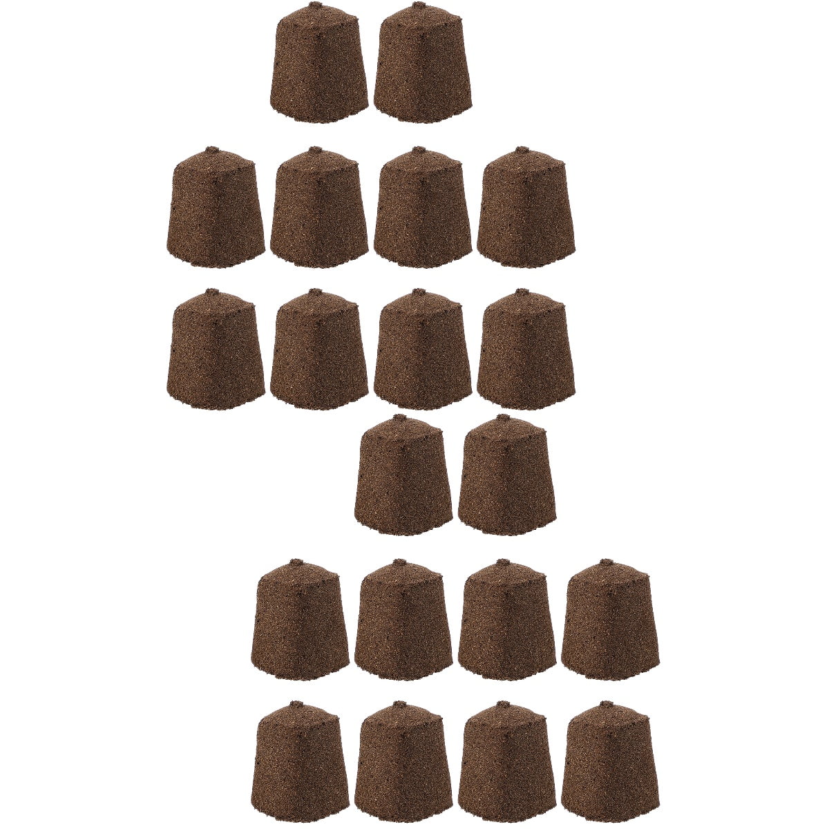 20 pcs Seedlings Soil Flower Nutrient Block Seedlings Block Nutrient ...