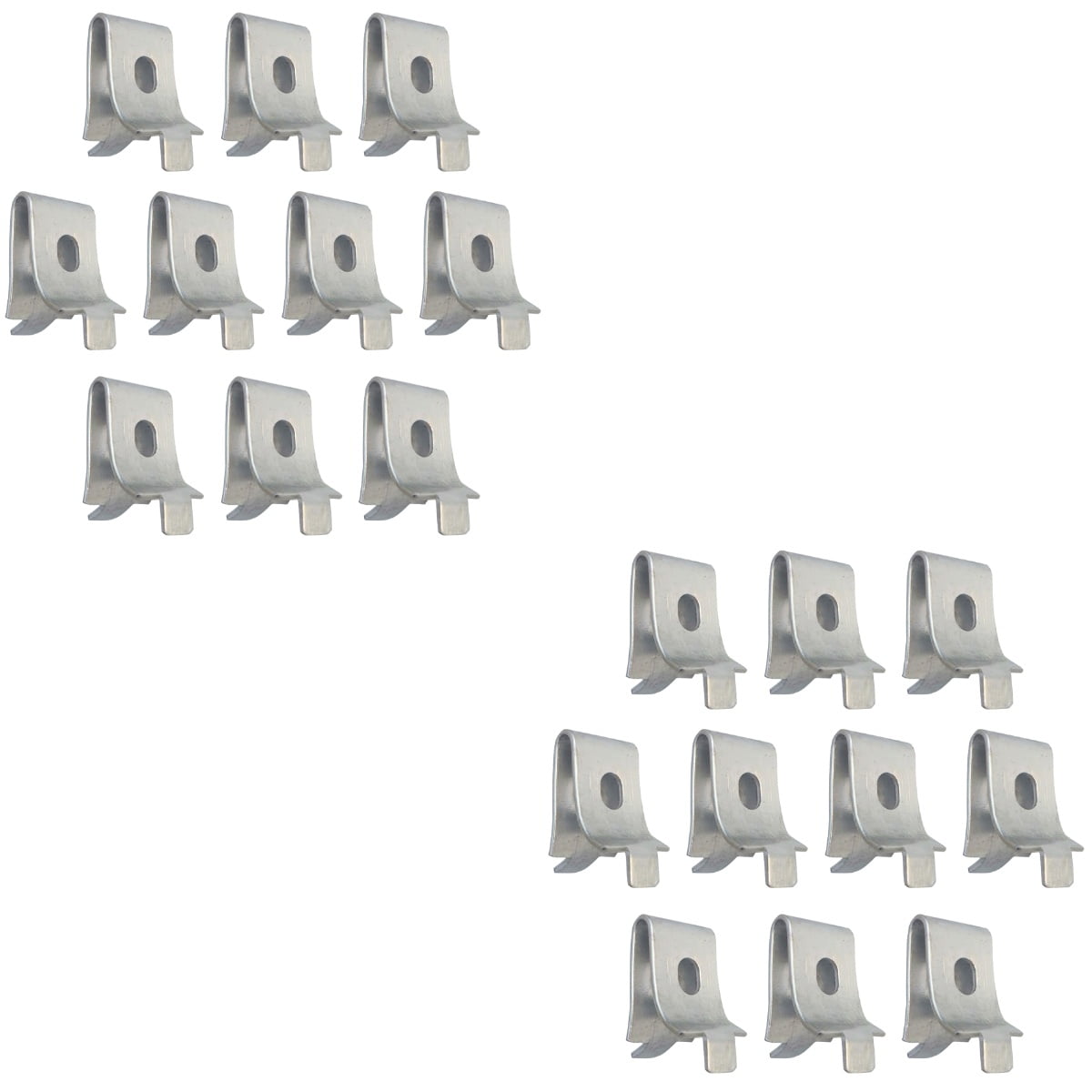 20 pcs Shelf Bracket Clips Stainless Shelf Supports Clips Pilaster ...