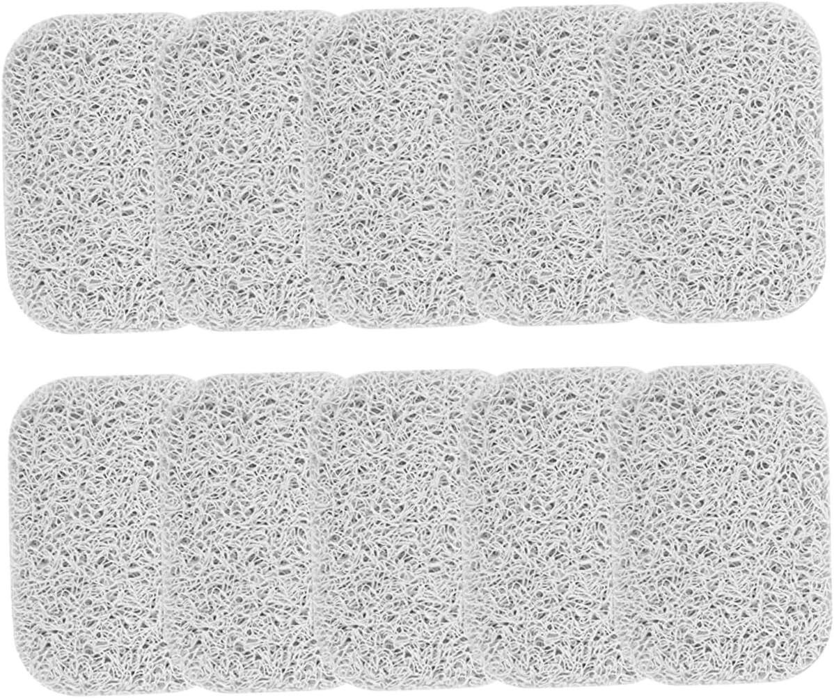 20 pcs Tray Soap for Pad Bathroom Self Containers Dish Travel Storage ...