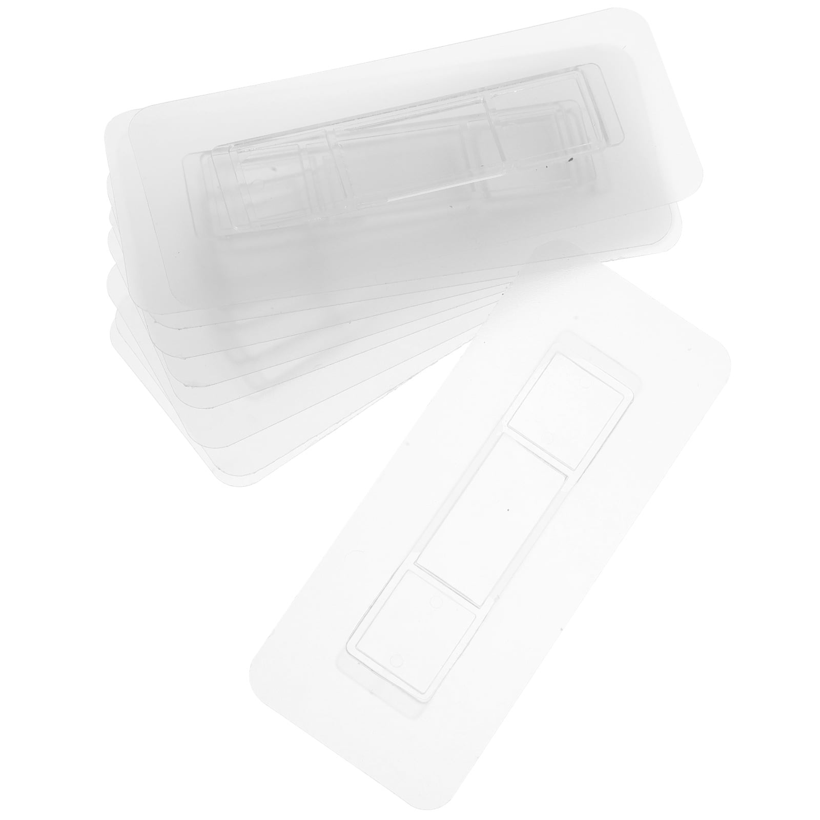 20 pcs Wall Mount Hooks Clear Wall Hooks Clear Adhesive Hook Sticker ...