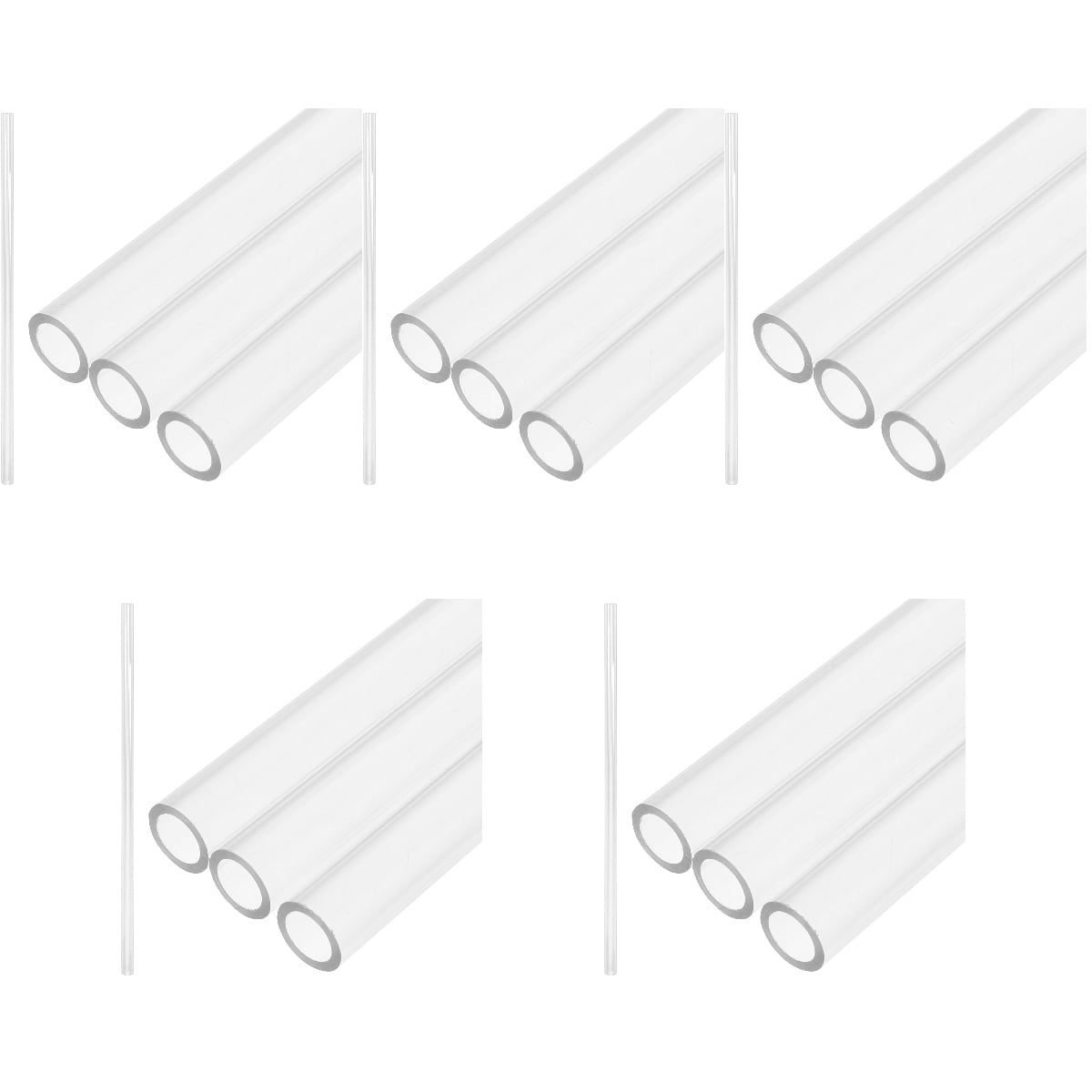 20 pcs Water Cooling Tube 50cm Liquid Cooling Tubing Water Cooling Hose ...