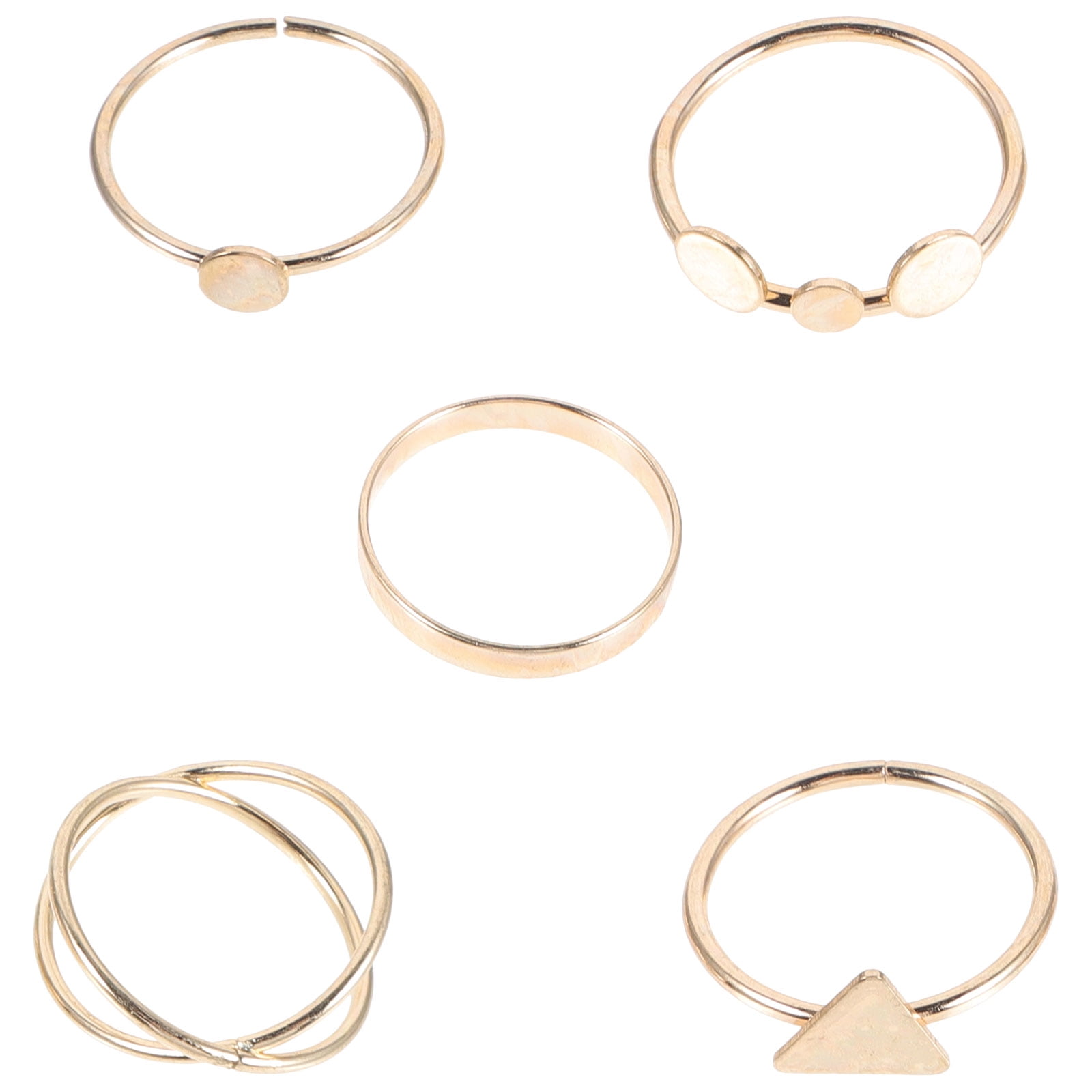 Onaparter 20 pcs Women Knuckle Rings Thumb Finger Open Rings Gold ...