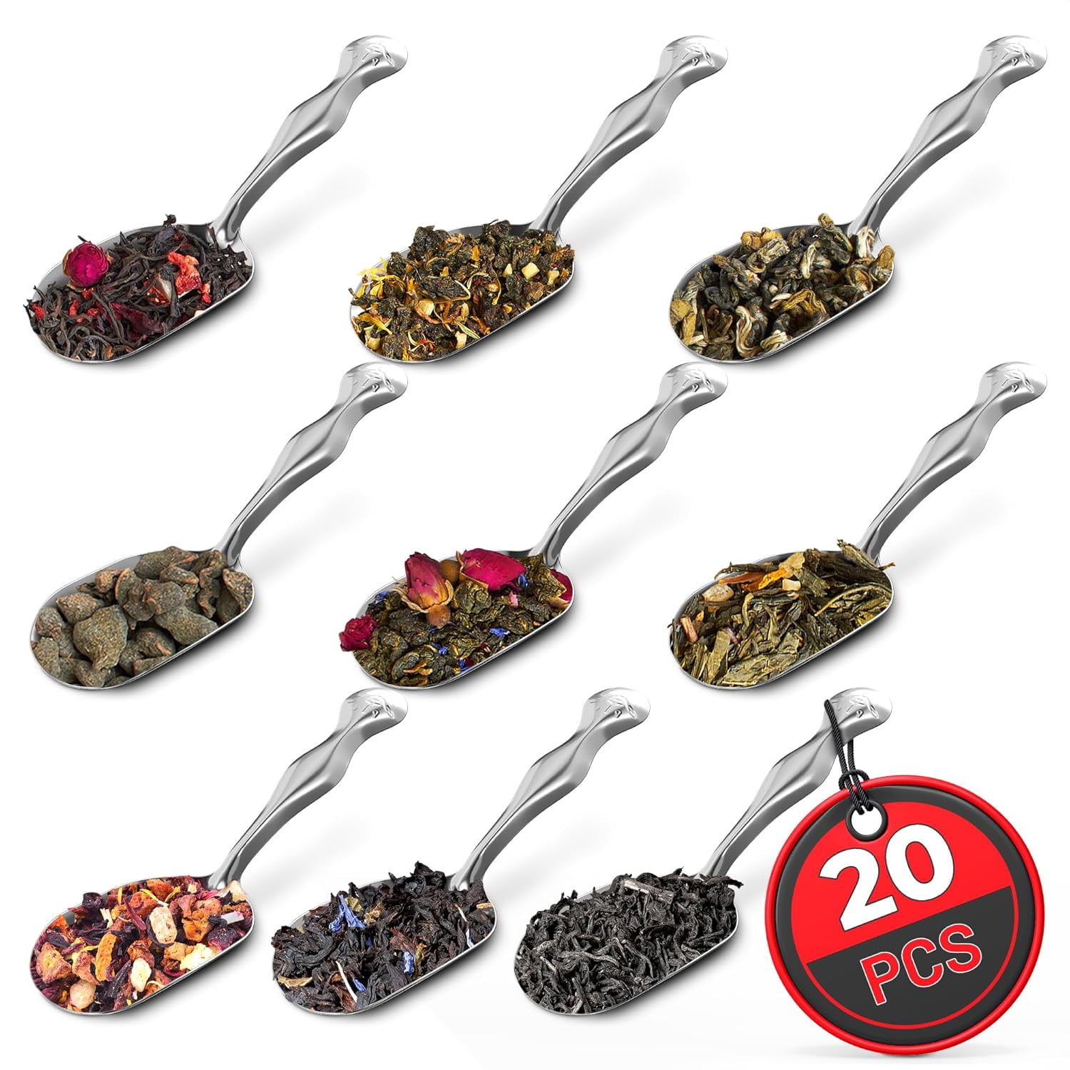 20 Pcs Small Scoops for Canisters – Mini Scoops for Candy, 5.8" Length ...