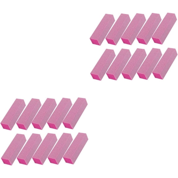 20 pcs toenail File Block Acrylic Nail Buffer Block Polisher Buffing ...