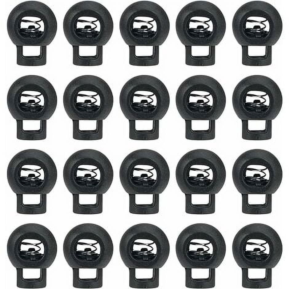 20 Cord Stopper, Plastic Cord Locks, Spring Cord Buttons, for Clothes ...