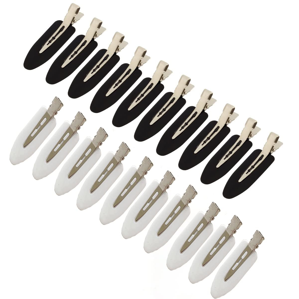 20 pieces No Bend Hair Clips No Crease Hair Clip for styling sectioning ...