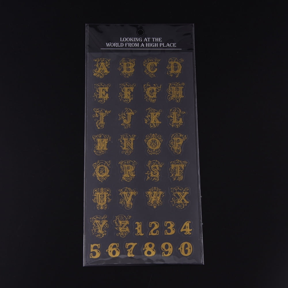 20 sheet Waterproof Hot Stamping Stickers DIY Gift Hand Account Photo ...