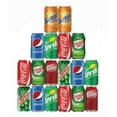 20 soda variety pack Soda can bundle includes,Coca Cola, Pepsi, Dr ...