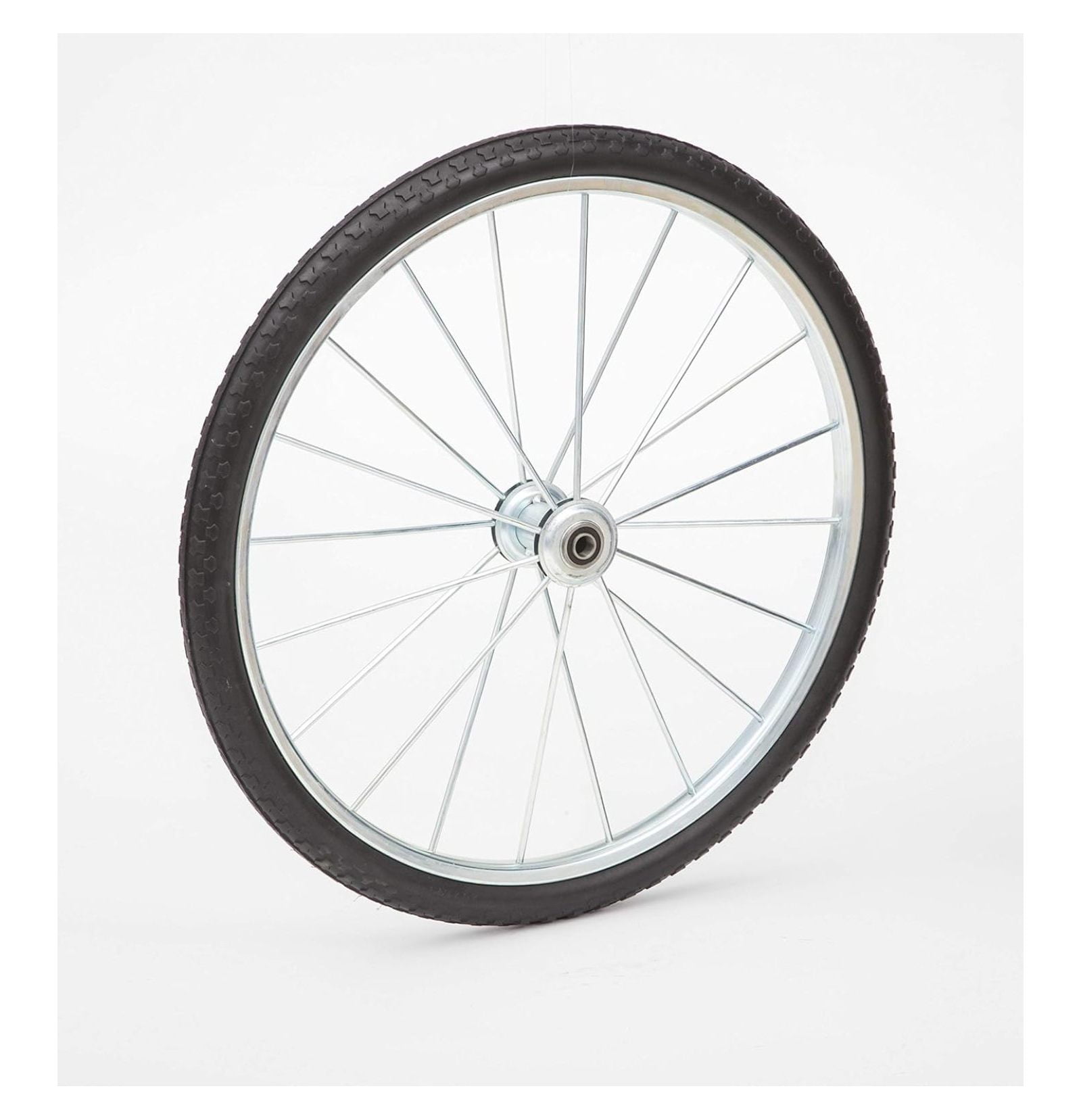 20" to 26" Flat Wheels | Heavy Duty Metal Spoke Wheels | 4" Hub, 3/4 ...