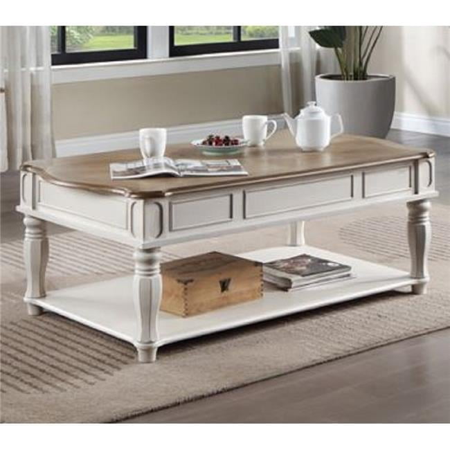 20 to 30 x 52 x 30 in. Florian Coffee Table with Lift Top, Oak ...