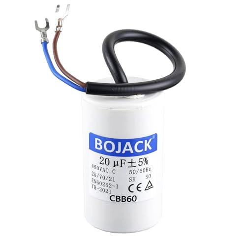 20 uF 450V AC 20 MFD CBB60 Wire Lead Cylinder Motor Run SH Capacitor$$Electrical - Walmart.com
