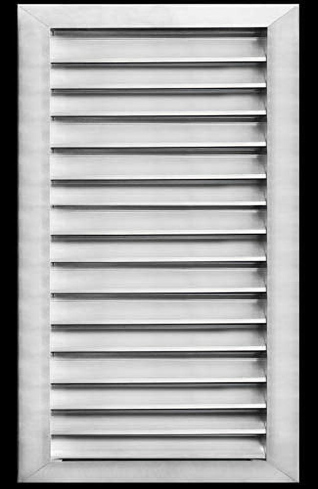20"w X 36"h Aluminum Exterior Crawlspace Vent - Rain & Waterproof Air ...