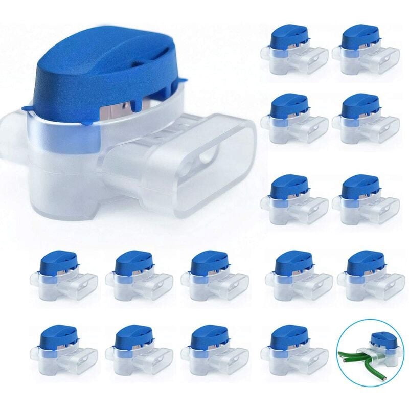 20 waterproof cable connectors 3-hole wire connector crimp type gel ...