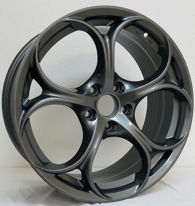 18'' wheels for ALFA ROMEO STELVIO TI 2018 & UP 5x110 - Walmart.com