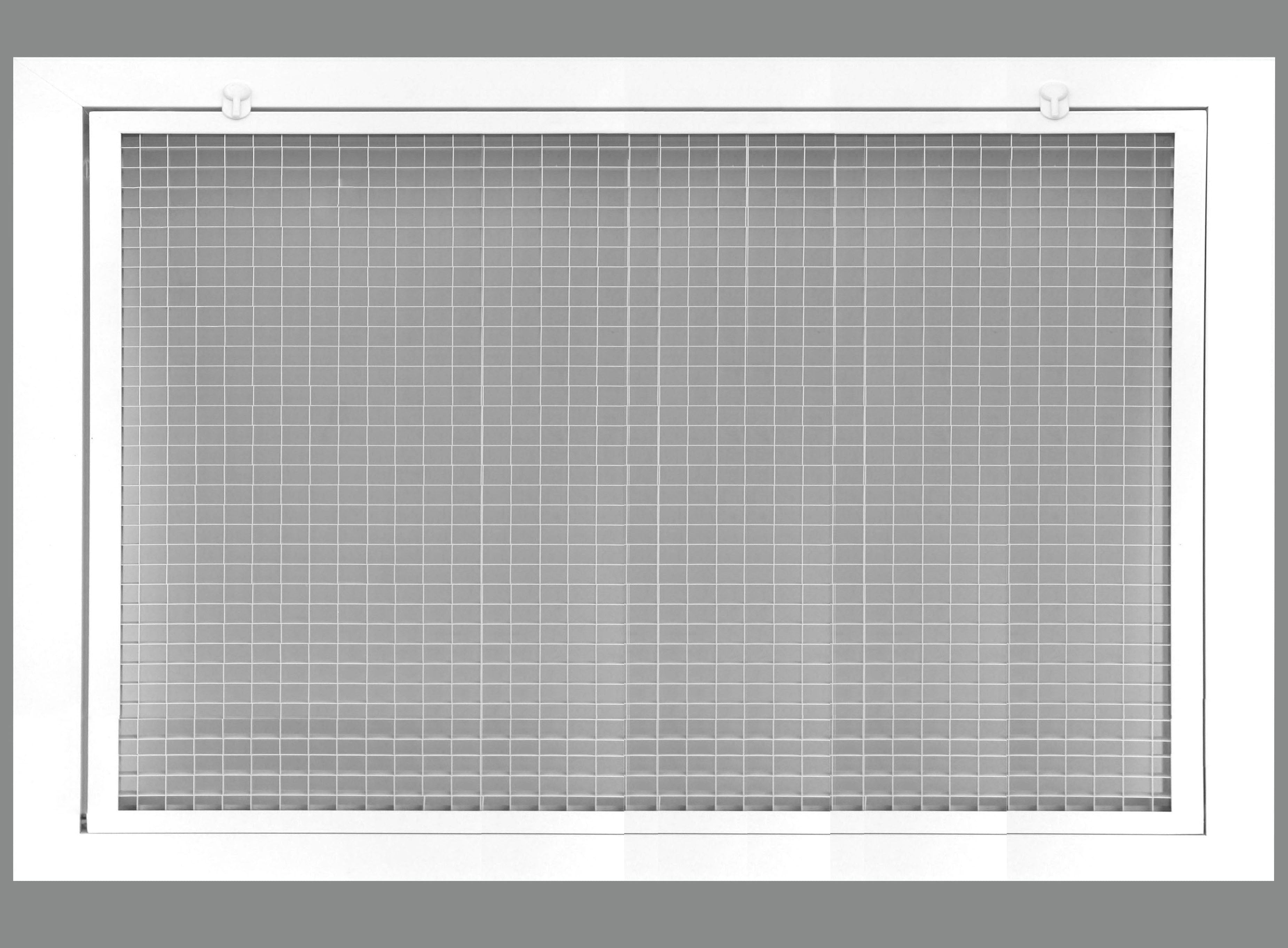 20" x 14" Cube Core Eggcrate Return Air Filter Grille for 1" Filter ...