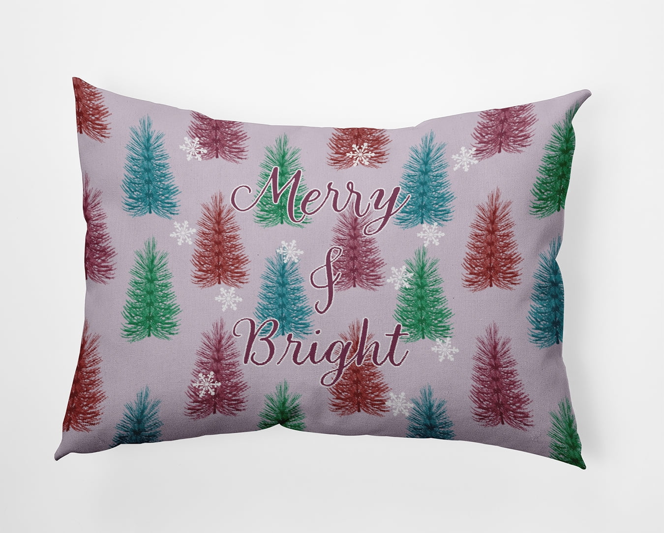 20" x 14" Simply Daisy Merry and Bright Polyester Accent Pillow, Light ...