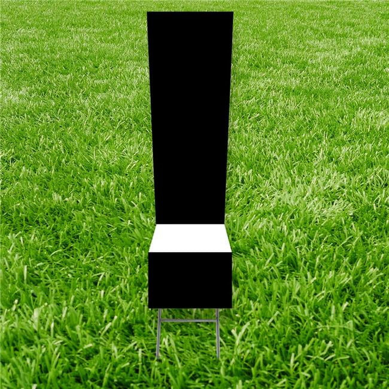 20 x 15 in. Exclamation Point Symbol Outdoor Yard Sign, Black - Walmart.com