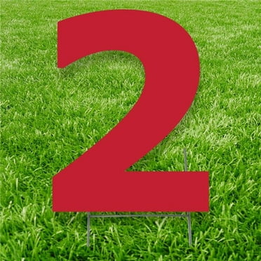 Advanced Graphics 3353 20 x 15 in. Number 8 Yard Sign, Pink - Walmart.com