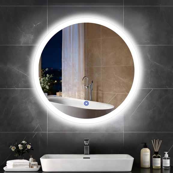 Round Led Mirror Bathroom