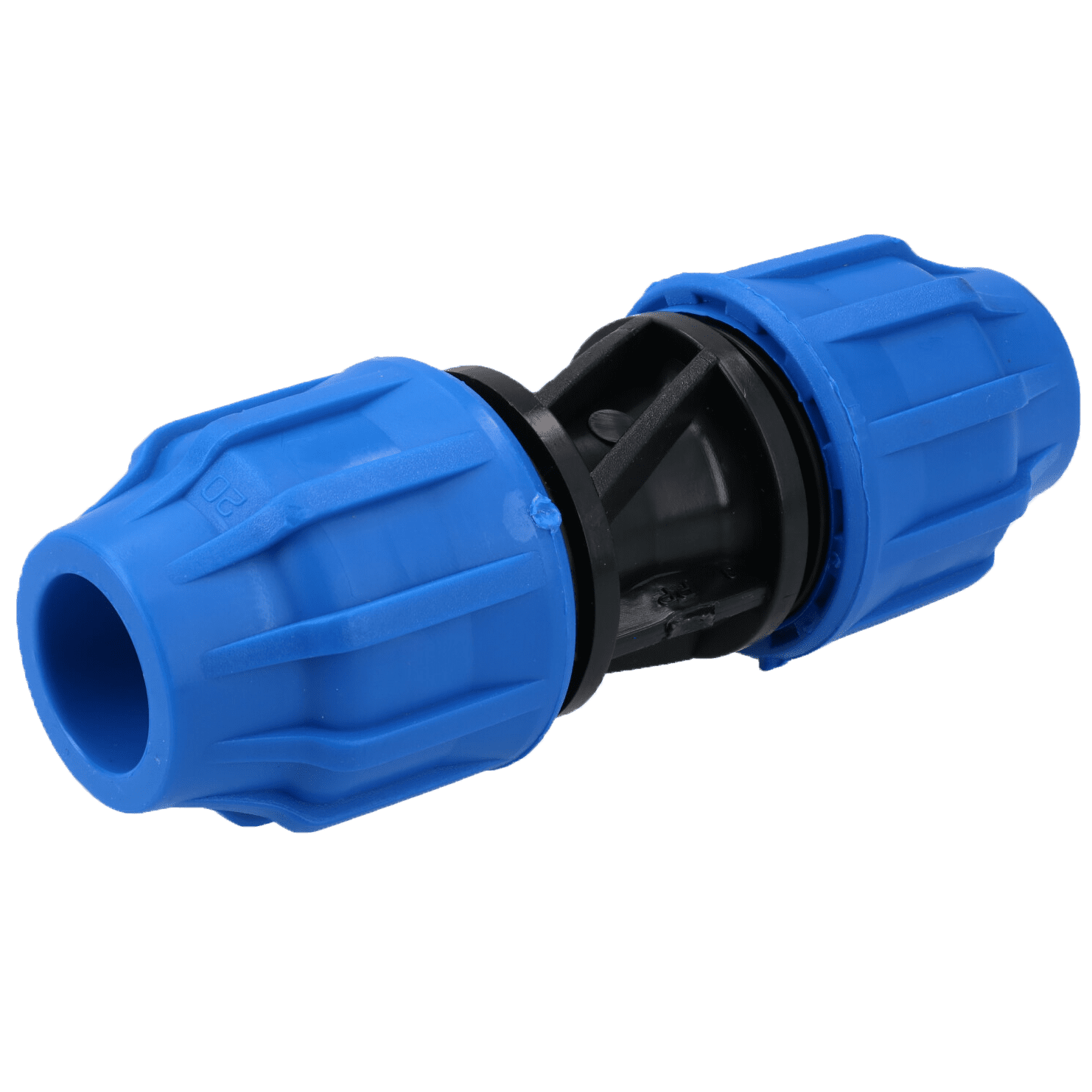 20 x 20mm MDPE Straight Pipe Compression Fitting Coupling Connector ...