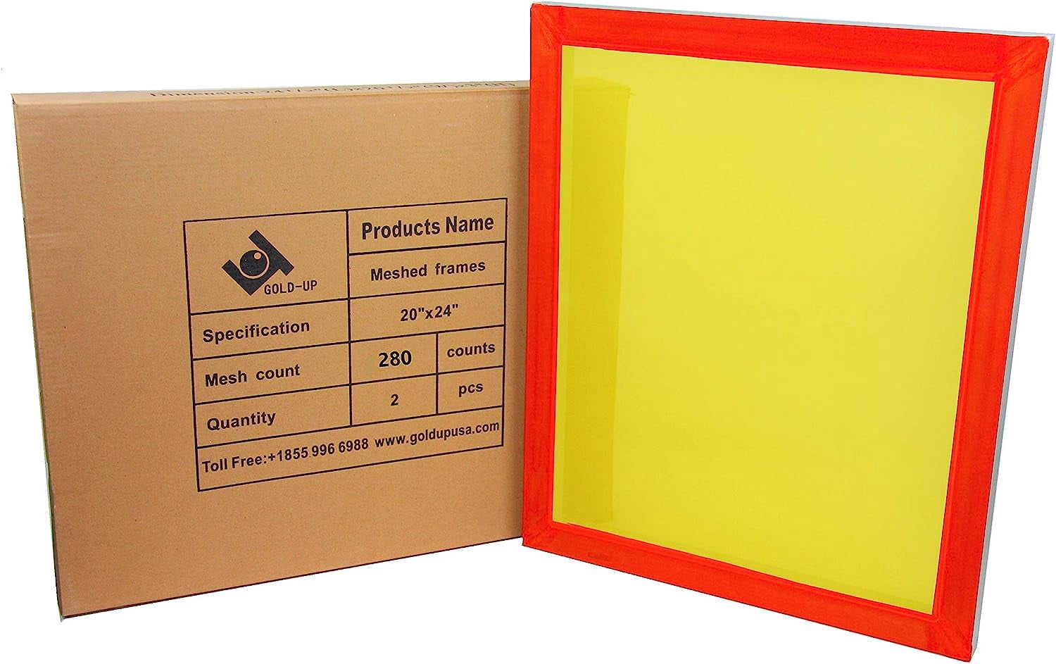 20 x 24 Inch Pre-Stretched Aluminum Silk Screen Printing Frames with ...