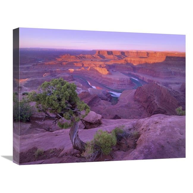 20 x 24 in. Colorado River Flowing Through Canyons of Dead Horse Point ...