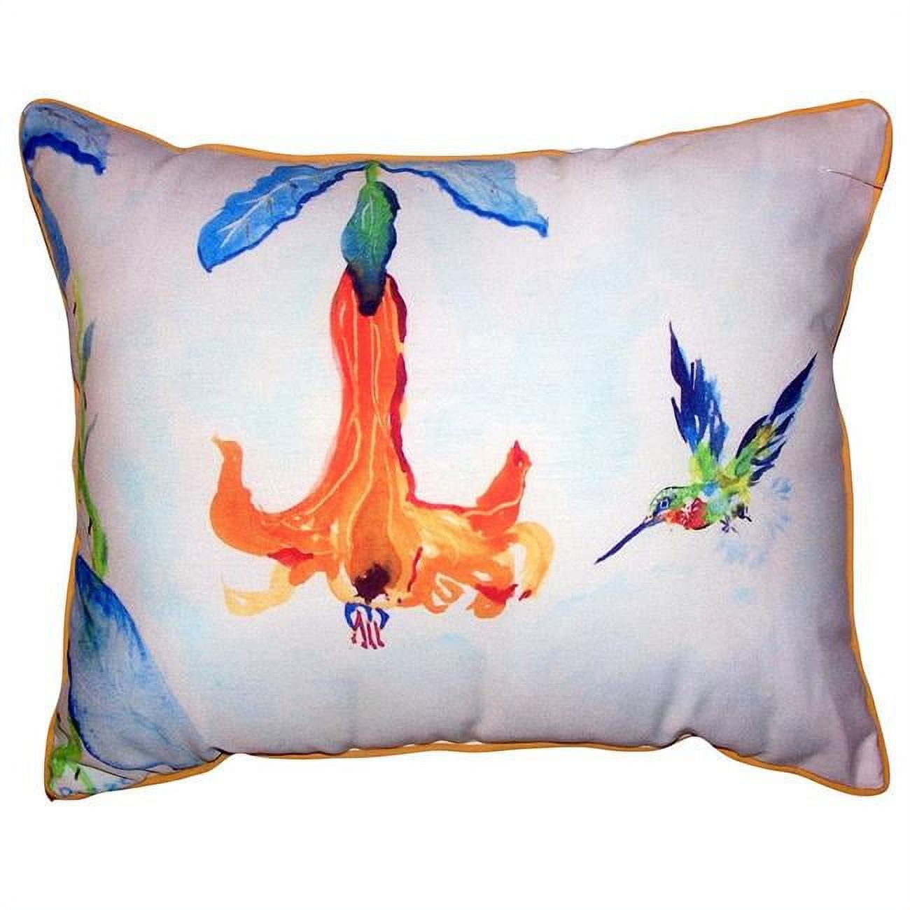 20 x 24 in. Hummingbird & Trumpet Vine Extra Large Pillow - Walmart.com