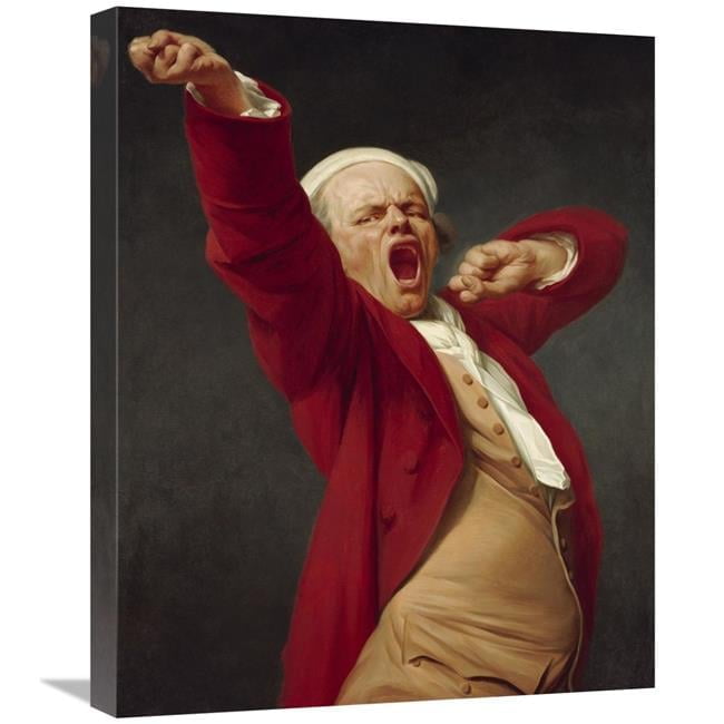 20 x 24 in. Self-Portrait, Yawning Art Print - Joseph Ducreux - Walmart.com