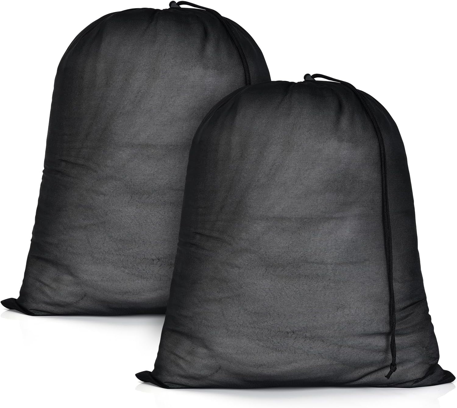 20 x 24 inch Mesh Laundry Bags 2 Pack Fine Mesh Heavy Duty Drawstring ...