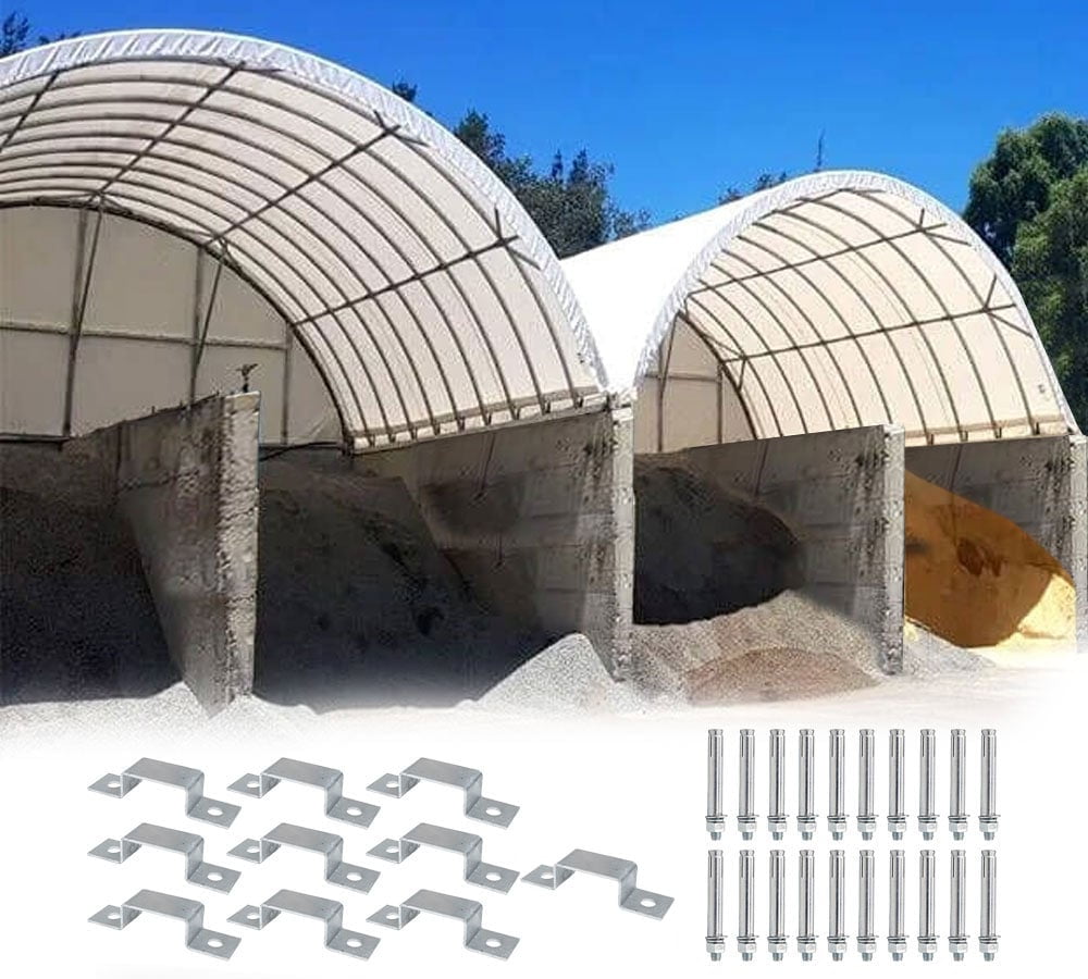 20' x 26' Shipping Container Shelter Kit – 21oz PVC Cover Canopy Roof ...