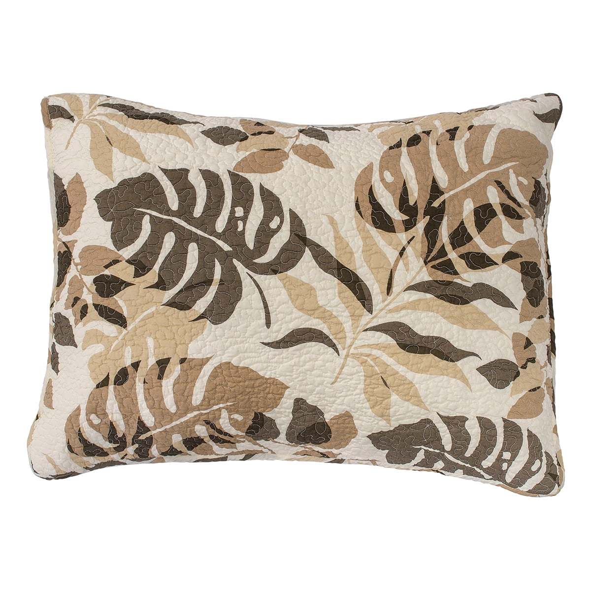 20" x 26" Silhouette Palm Beach Cotton Standard Sham - Machine Washable ...