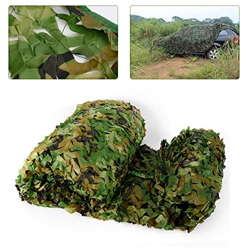 20 x 26FT Camouflage Netting Camo Net Woodland net for Camping Hunting ...