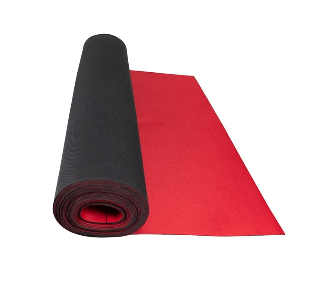 20' x 27" Red Neoprene Floor Runner - Non Skid Bottom, Protect All ...