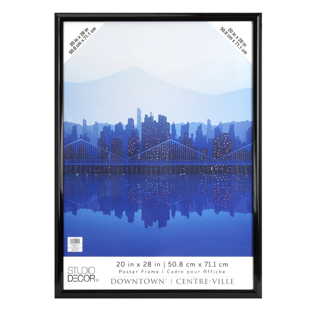 20" x 28" Poster Frame by Studio Décor - Includes Pre-attached Hanging ...