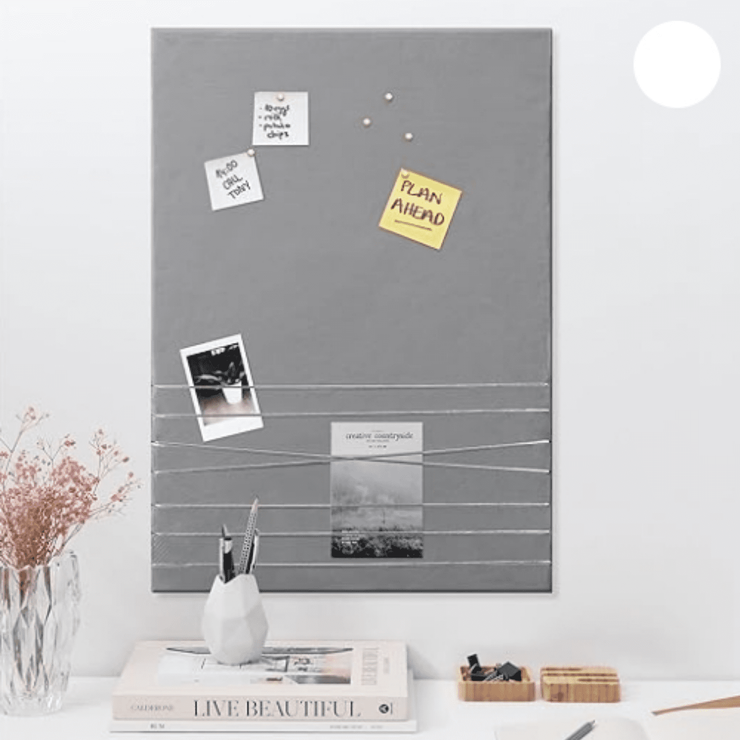 20" x 28" Velvet Memory Board for Wall to Display Photo Collages ...