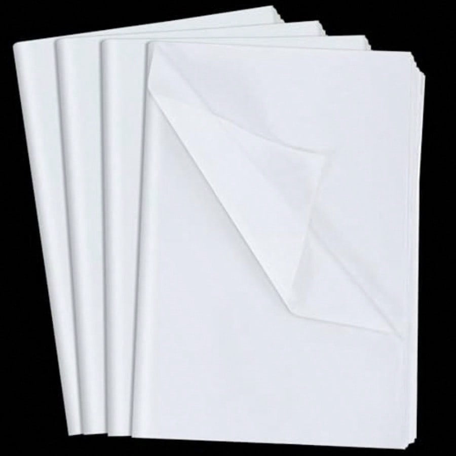 20 x 30 Inches White Tissue Paper 600 Sheets Wrapping Tissue Paper Bulk ...