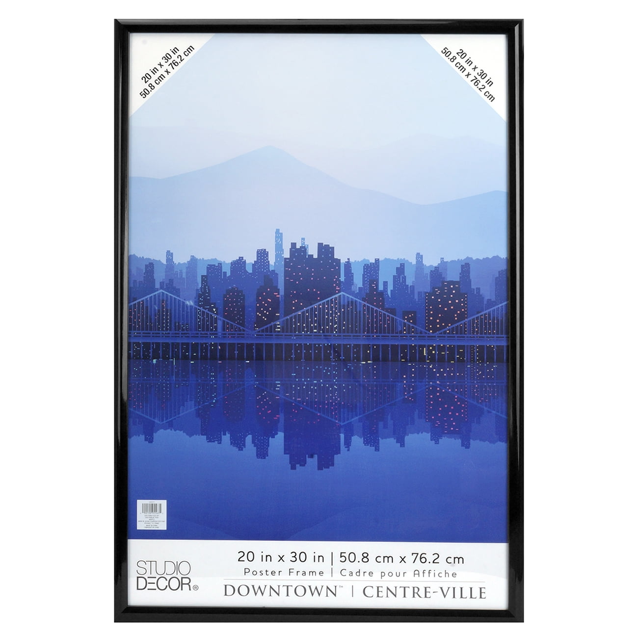 20" x 30" Poster Frame by Studio Décor - Includes Pre-attached Hanging ...