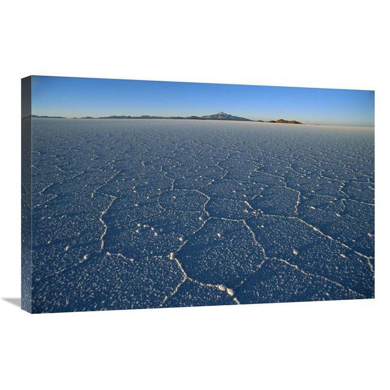 20 x 30 in. Ancient Hexagonal Crystallization Fissures in Salar De ...