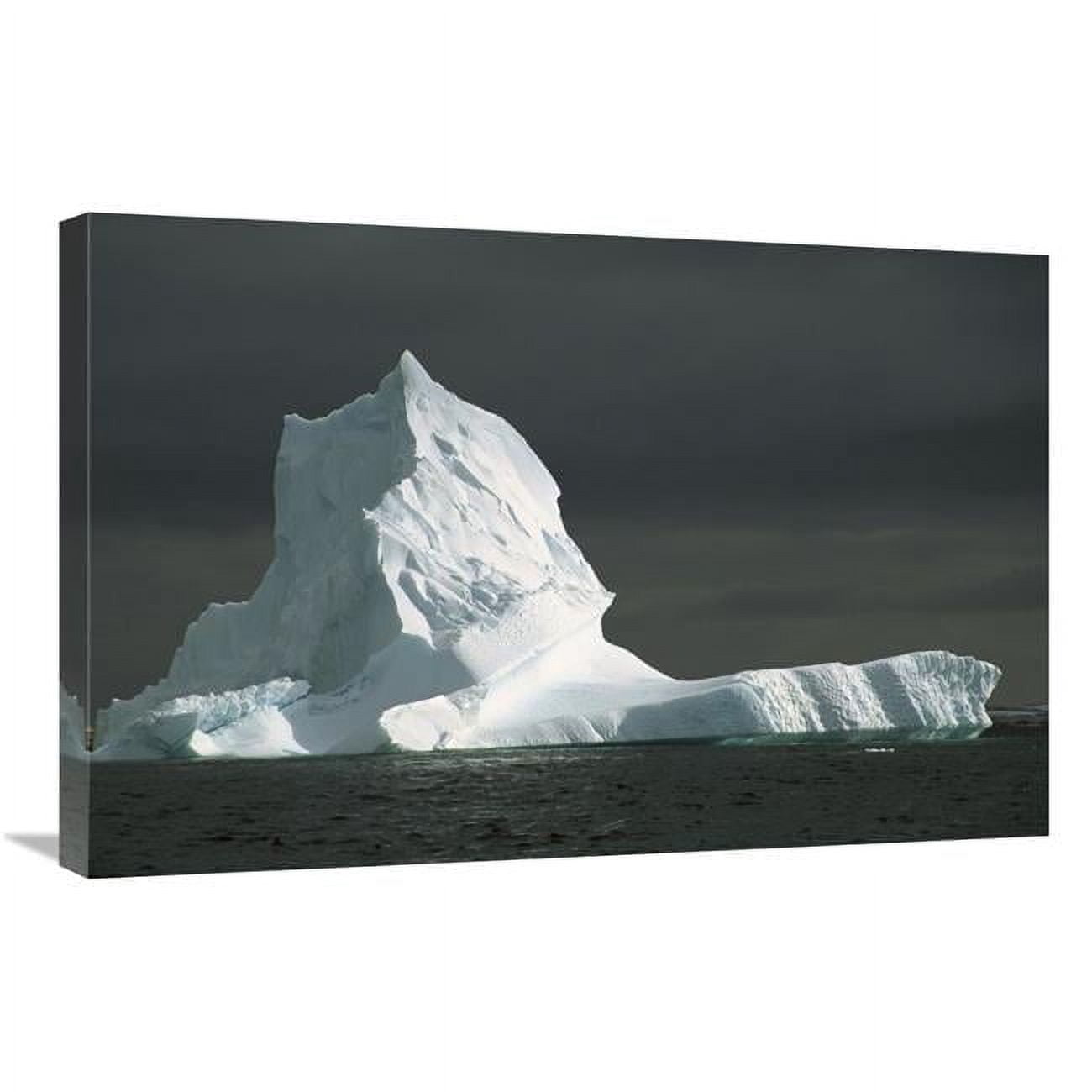 20 x 30 in. Grounded Iceberg with Storm Clouds Overhead, Pleneau Island ...