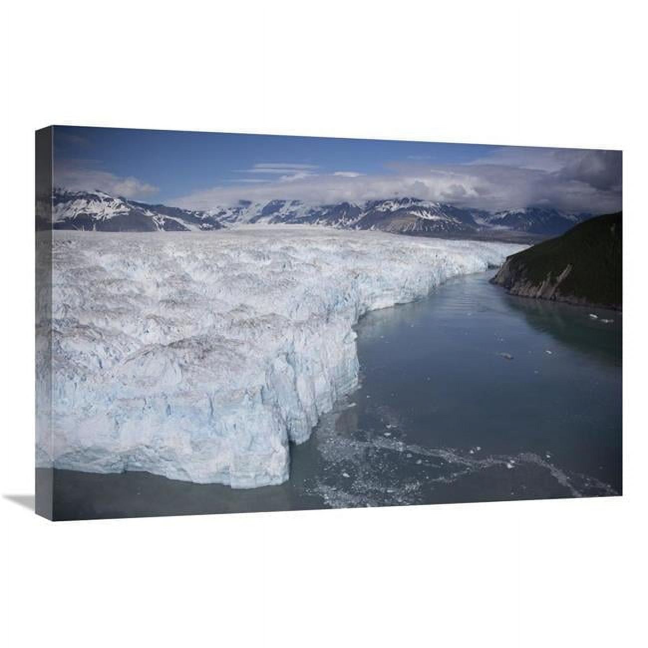 20 x 30 in. Hubbard Glacier Encroaching on Gilbert Point, Wrangell-St ...