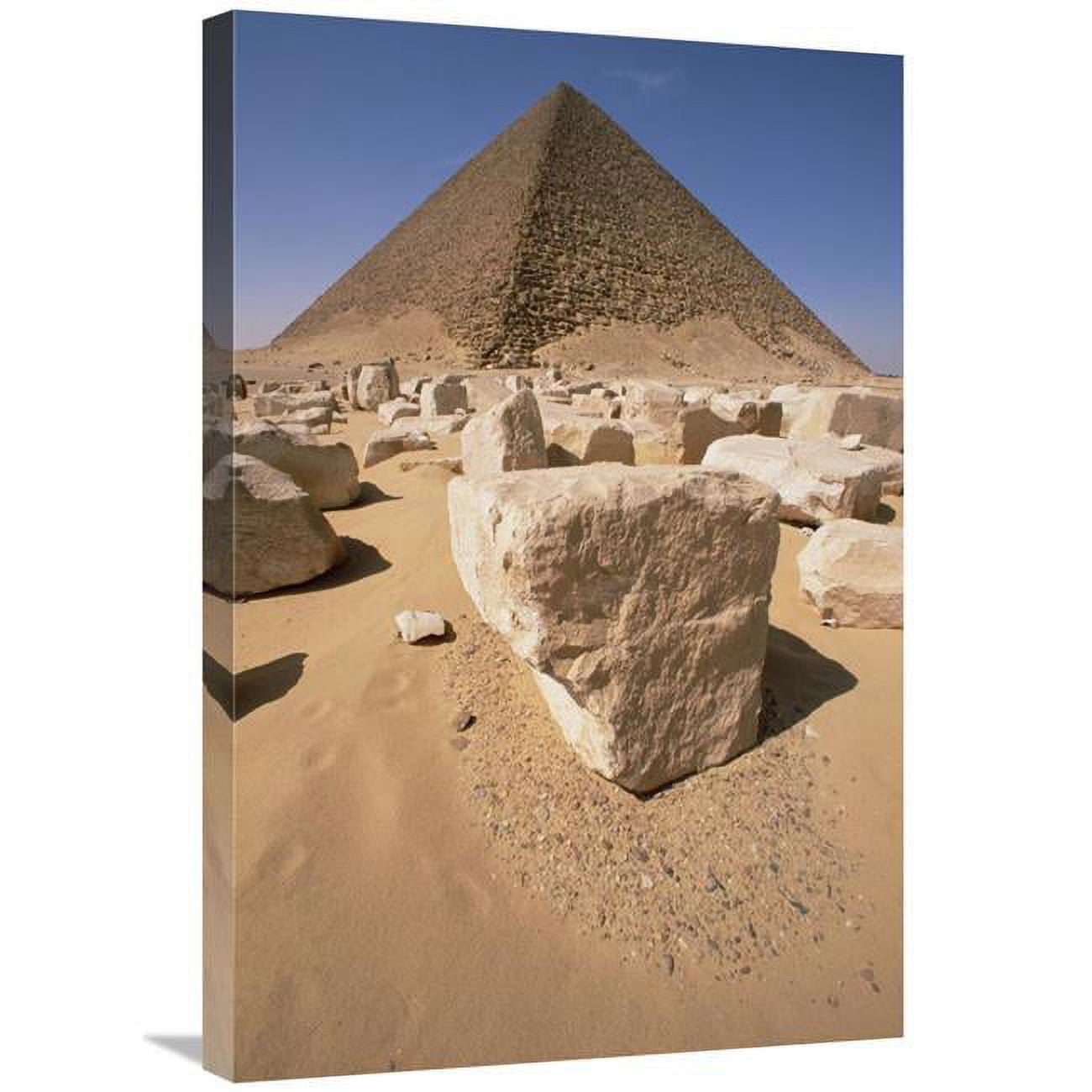 20 x 30 in. Sandstone Blocks of White Pyramid of King Snefru At Dakshur ...