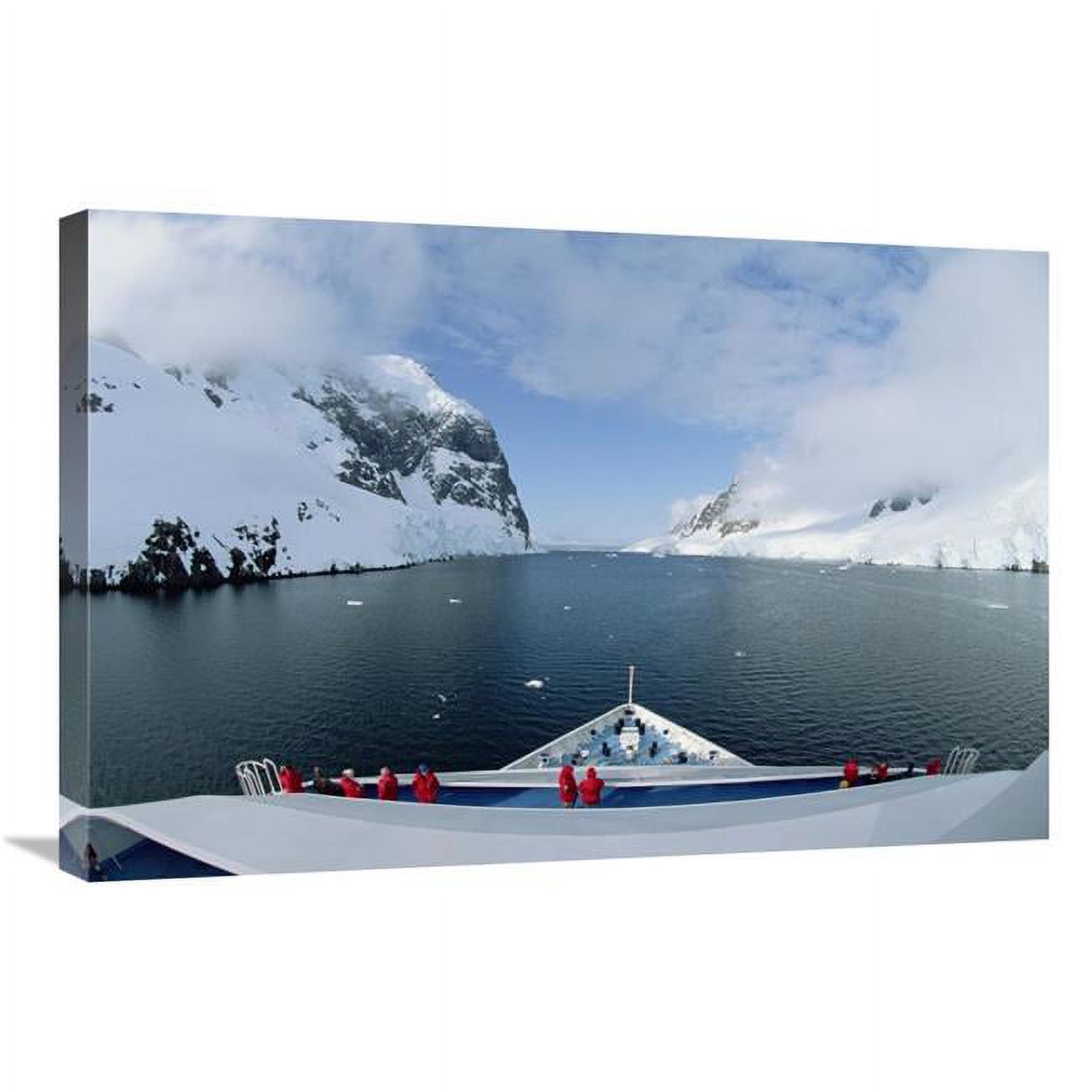 20 x 30 in. Ship with Tourists in Lemaire Channel, Antarctica Art Print ...