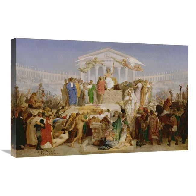 20 x 30 in. The Age of Augustus, the Birth of Christ Art Print - Jean ...