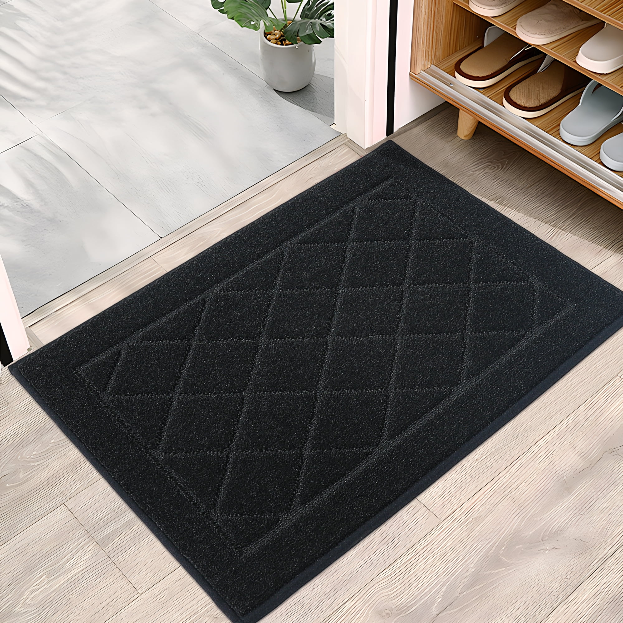 20" x 32" Non-Slip Door Mat, Machine Washable Entryway Rug,Indoor Dog ...