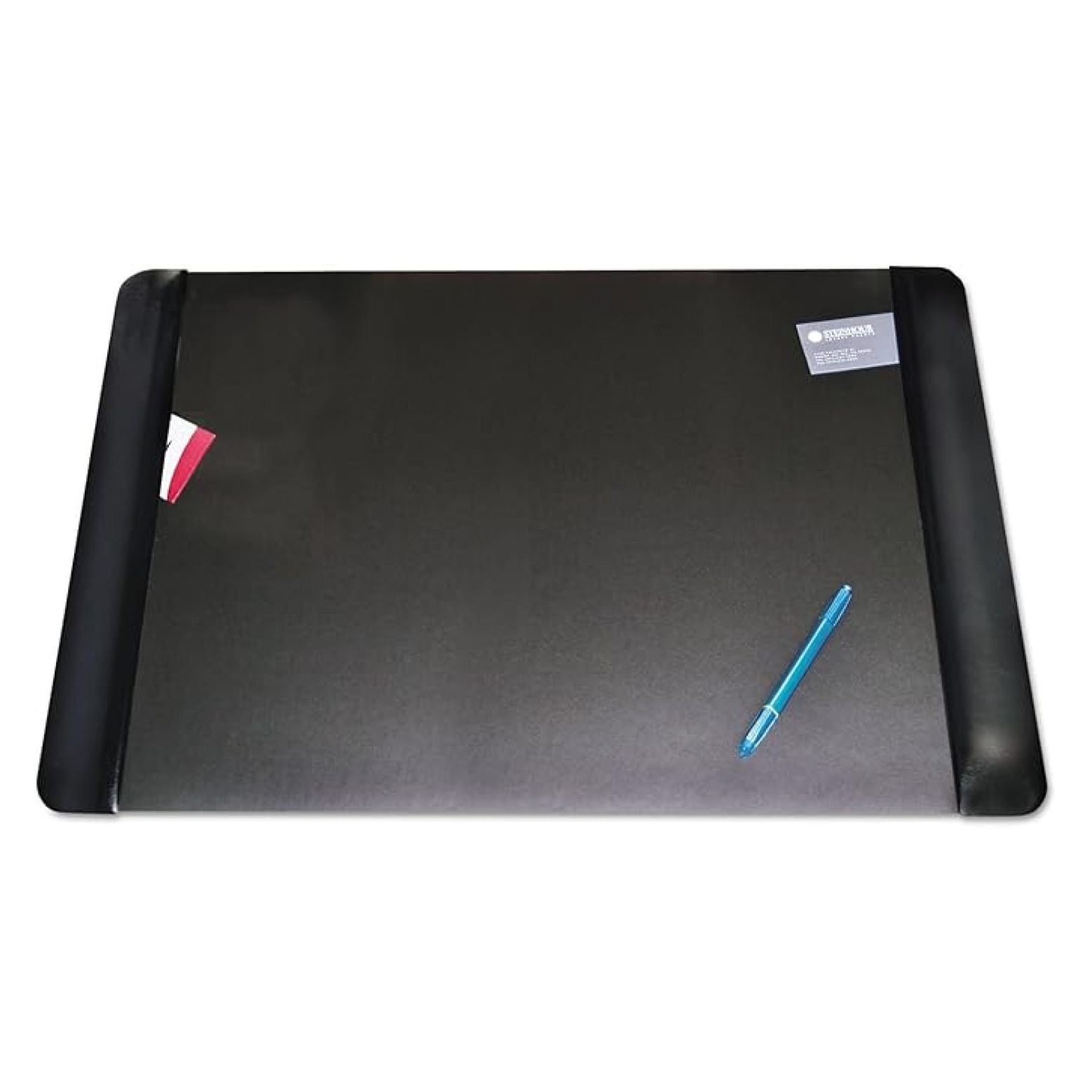 20" x 36" Antimicrobial Executive Desk Pad, Leather-Like Side Panels ...