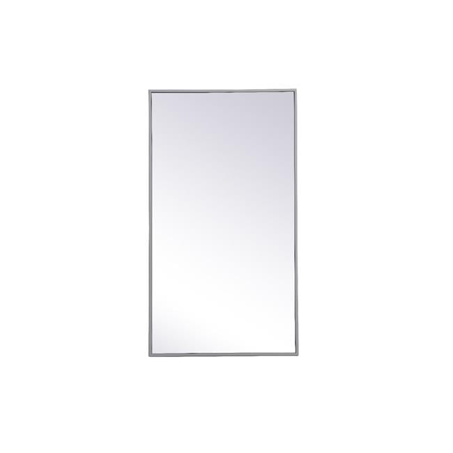 20 x 36 in. Metal Frame Rectangle Mirror, Blue - Walmart.com